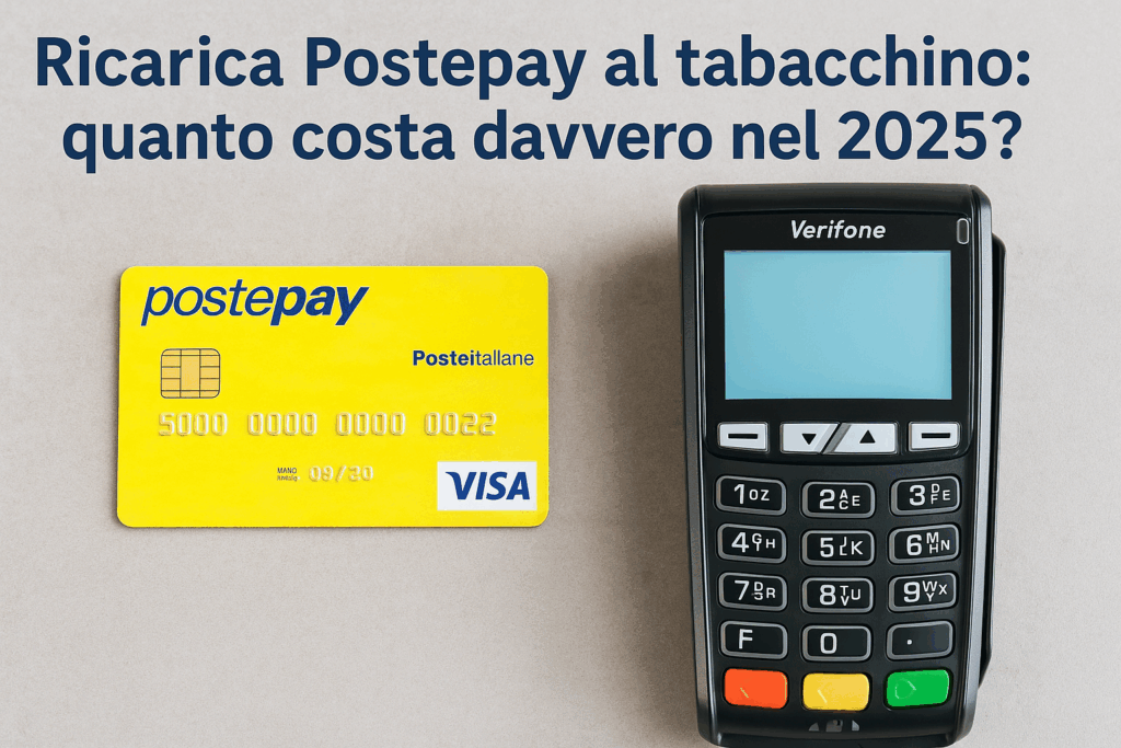 Ricarica Postepay al tabacchino: quanto costa davvero nel 2025 ...