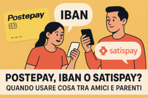 Postepay, IBAN o Satispay? Quando usare cosa tra amici e parenti ...