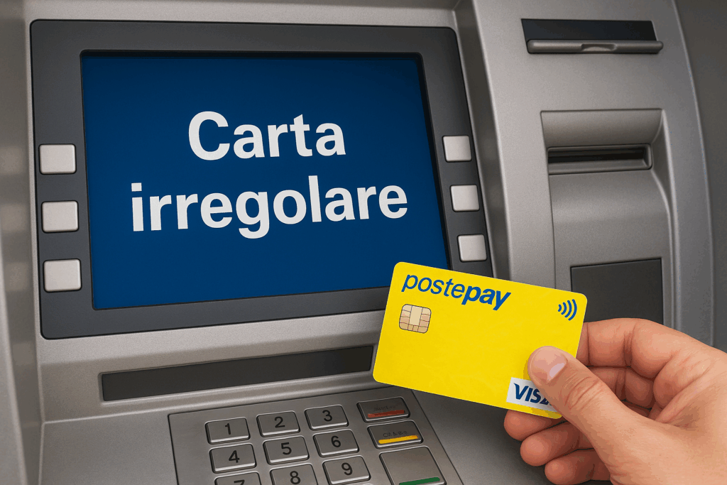 💳 Postepay: "Carta irregolare" al Bancomat? Ecco cosa significa (e ...